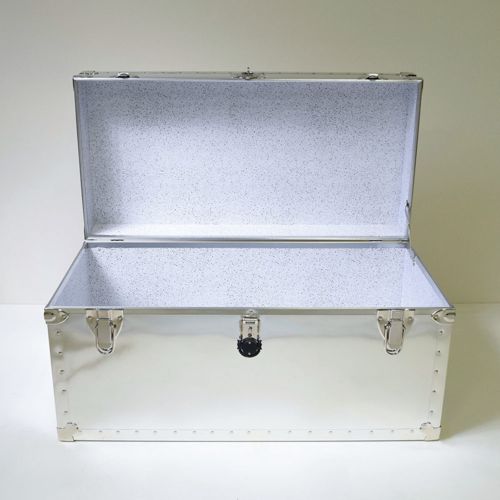 32" Jumbo Metal Covered Trunk - Biltmore Trunk | Trunk Chest | Storage ...