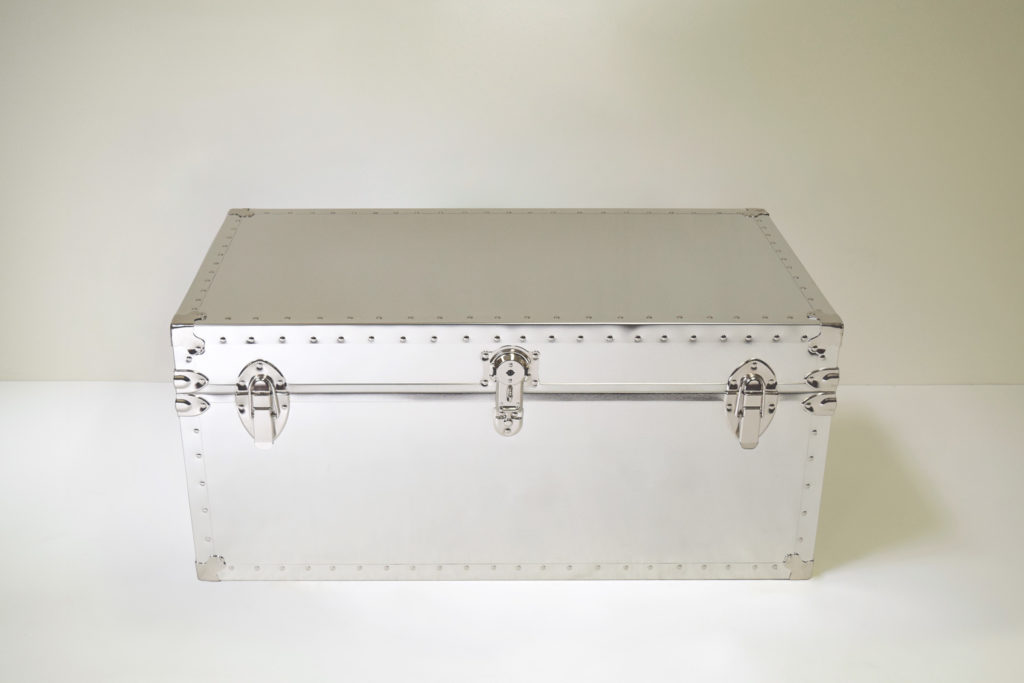 36" Metal Covered Dorm Trunk - Biltmore Trunk | Trunk Chest | Storage ...