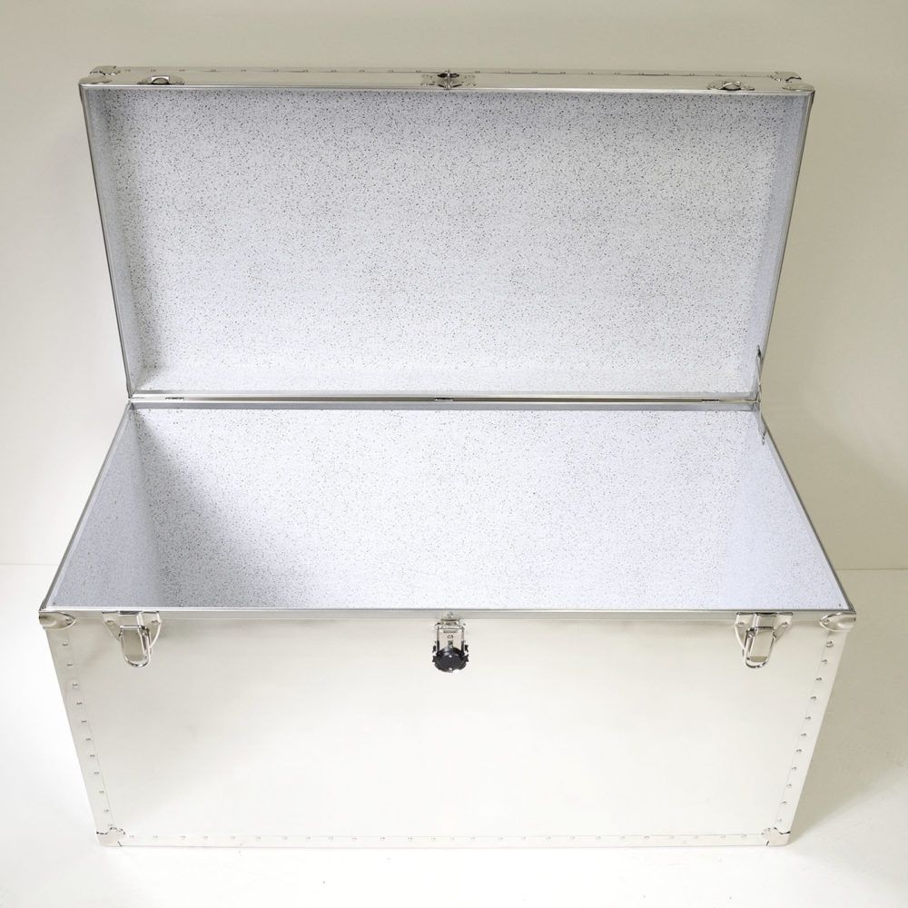 44" Jumbo Metal Covered Trunk - Biltmore Trunk | Trunk Chest | Storage ...